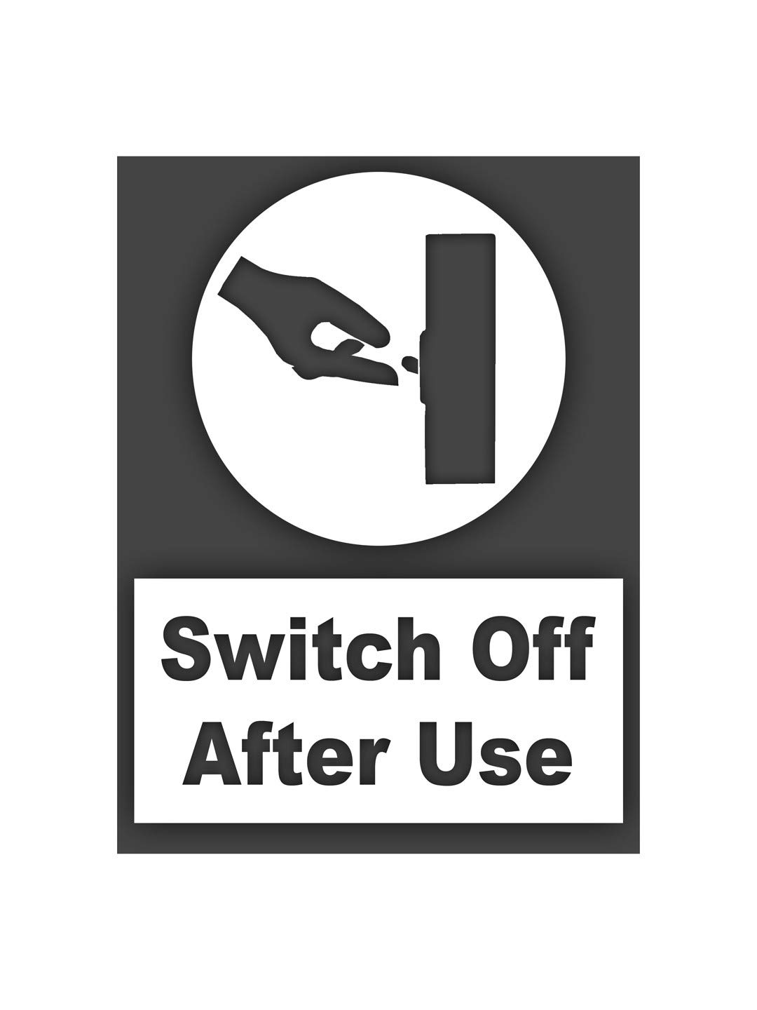 999Store office supplies sunboard switch off switch after use sticker ...