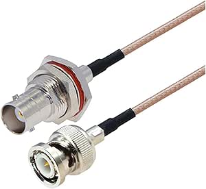 Câble Adaptateur RG316 BNC mâle vers BNC Femelle, 1 pièce, connecteur Jack, câble coaxial RG-316 ...