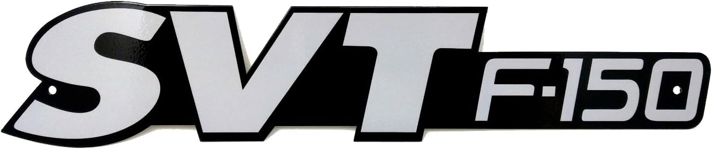 Amazon.com: ZIC Motorsports Ford SVT F-150 Flat Lightning Metal Sign ...