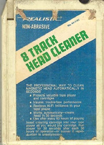 Amazon.com: Realistic 8 Track Head Cleaner 8 track tape