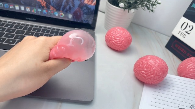 Watch Red Novelty Fake Brain Scary Toys on Amazon Live