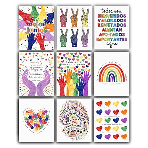 Amazon.com: Spanish Language Inclusivity and Diversity Posters for ...