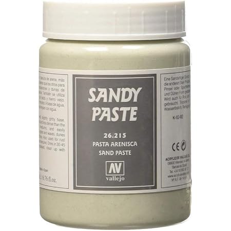 Vallejo Model Color Stone Textures - Sandy Paste ,Brown,200 ml : Amazon ...