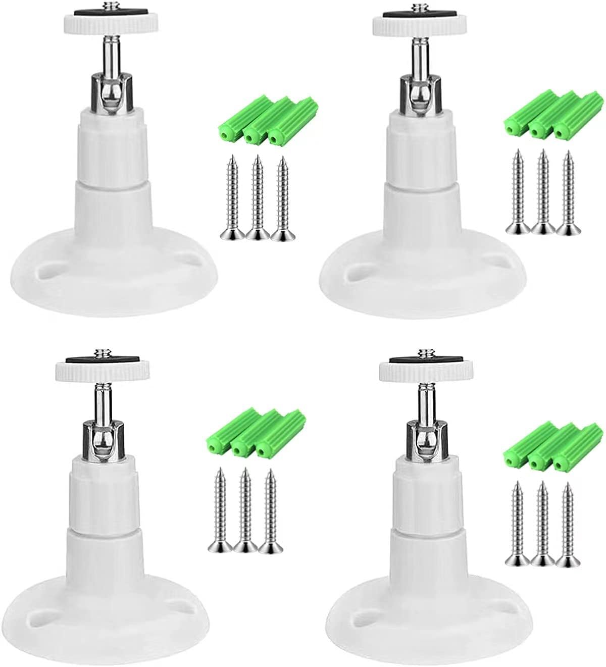 Amazon.com : BeElion 4-Pack Security Camera Wall Mount Bracket - Indoor ...