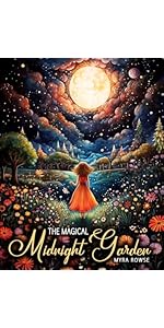 Midnight Magic Fungi: A Black Background Mushroom Coloring Book ...