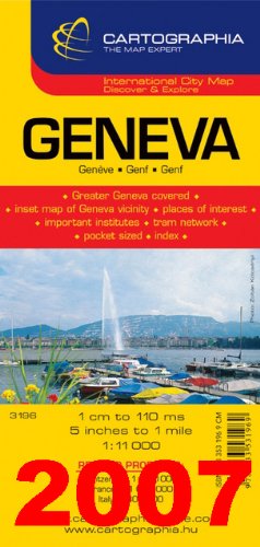 Geneva, map =: Genf, Plan (Falk Plan): Falk-Verlag: 9789633516041 ...