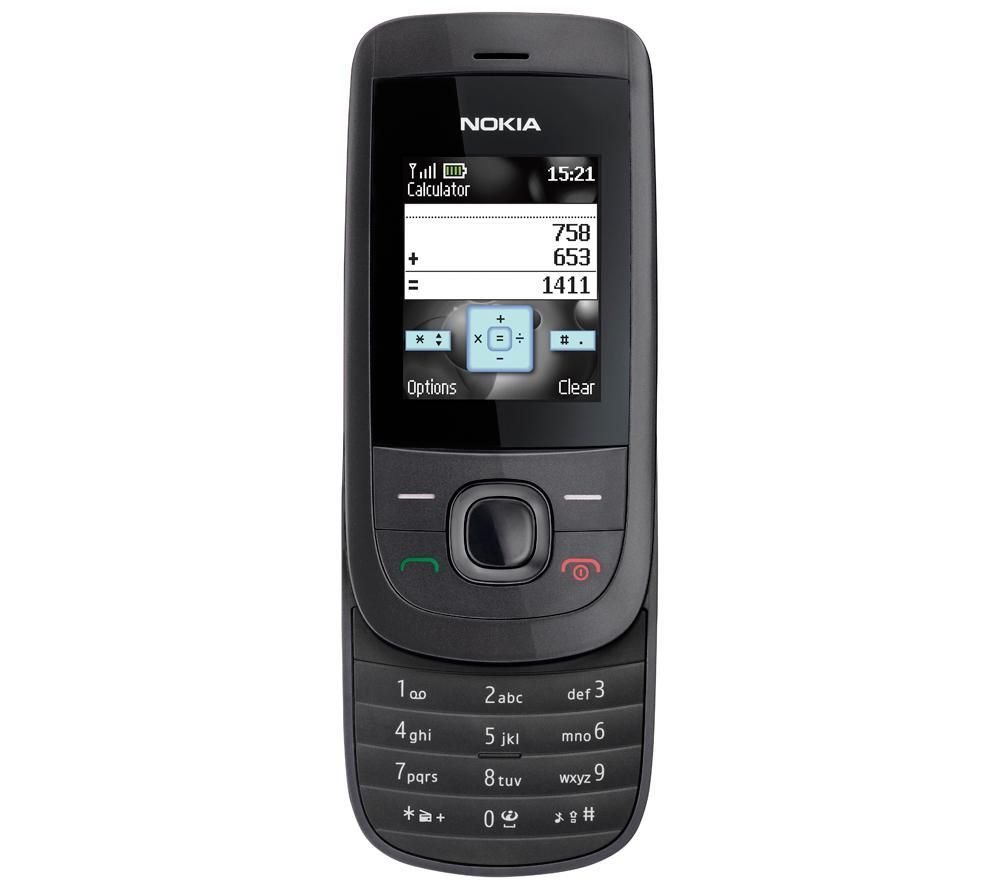 Nokia 2220 Slide Nokia 2220 Slide GSM/GPRS Mobiele Telefoon Zilver