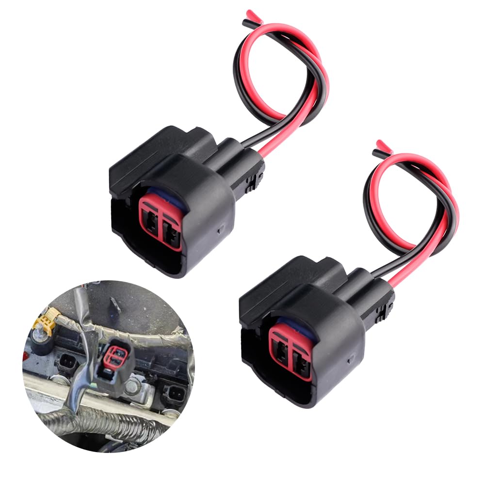 Amazon.com: 2PCS EV6 Fuel Injectors Connector,Indispensable Connector ...