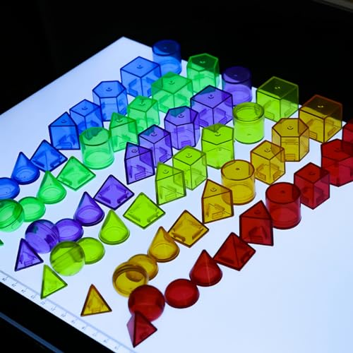 Snapklik.com : Odoorgames 60 Pcs 3D Shapes For Teaching - Geometric ...