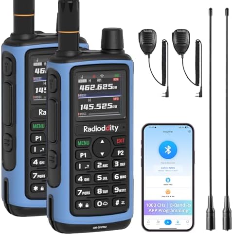 Amazon.com: Radioddity GM-30 PRO GMRS Radio, Long Range Handheld Radio ...
