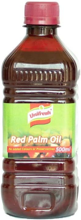 Unifresh Pure Red Palm Oil 500ml : Amazon.co.uk: Grocery