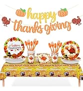 Amazon.com: KatchOn, Happy Thanksgiving Banner - XtraLarge, 72x44 Inch ...