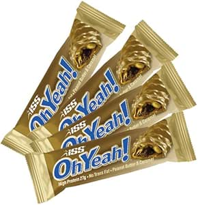 ISS Oh Yeah! Protein Riegel 4x85g 4er Pack, Peanut Butter & Caramel ...