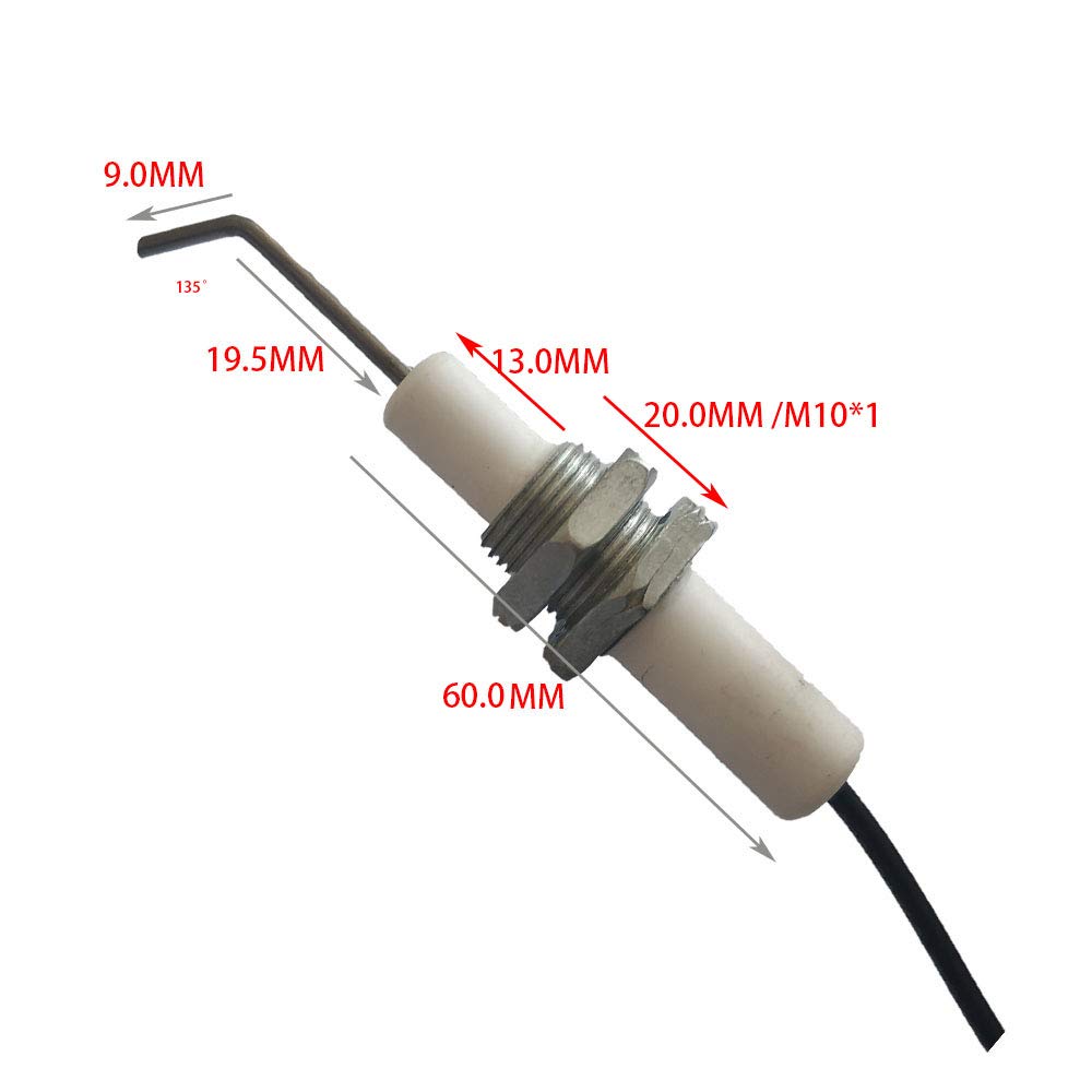 Snapklik.com : 11.8 Long Propane Push Button Piezo Igniter Kit Gas ...