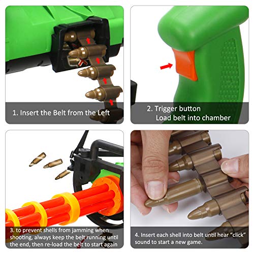 Liberty Imports Max Power Motorized 32 inches Gatling Machine - Want It All