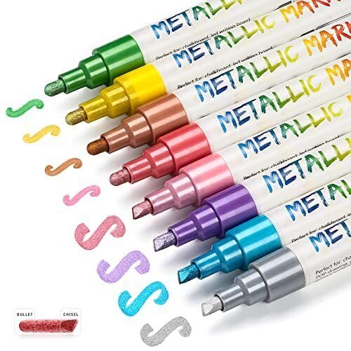 URBAN BOX Arts & Crafts Chalk Markers - Liquid Chalk Paint Pens for ...