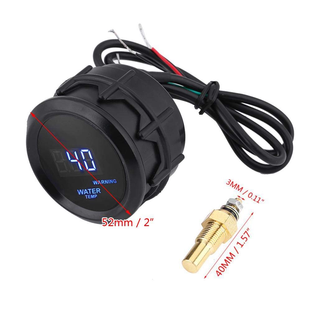 Snapklik.com : Digital Water Temperature Gauge Engine Coolant Monitor 2 ...