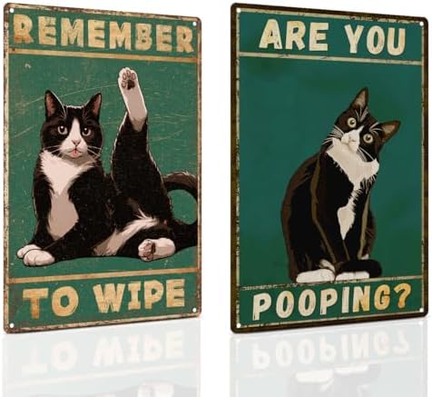 Amazon.com: ALKB Are You Pooping Sign & Remember to Wipe Sign : Home ...