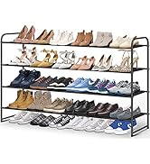 Amazon.com: KIMBORA 6 Tier Long Shoe Rack for Closet, Wide Closet Shoe ...