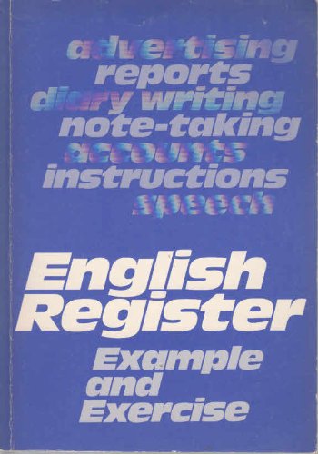 English Register : Example and Exercise: Linton Stone: 9783125108004 ...