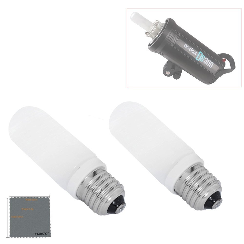 Buy 2 x Fomito 150W 220V-230V E27 Flash Tube Lamp Bulb for Photo Studio ...