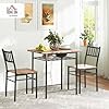 Amazon.com - HOMCOM 3-Piece Dining Table Set for 2, Small Kitchen Table ...