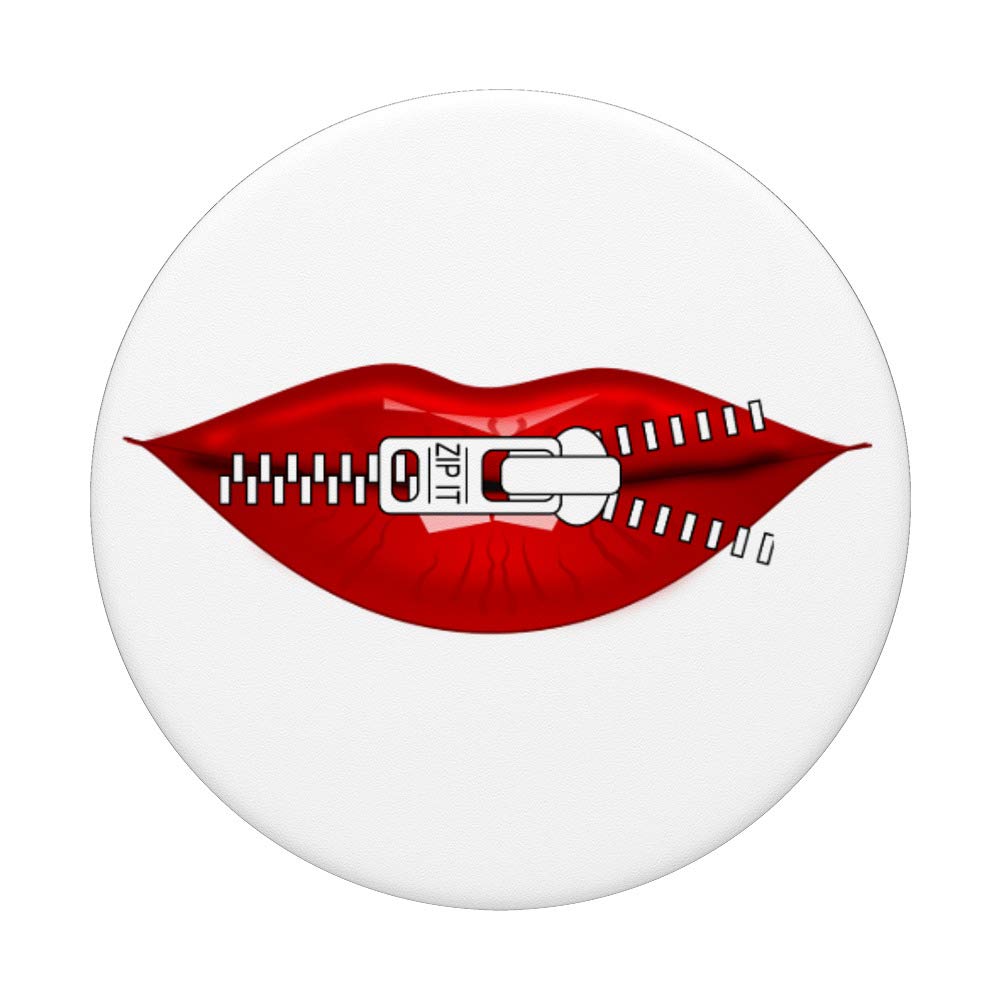 Zipped Lips Clipart