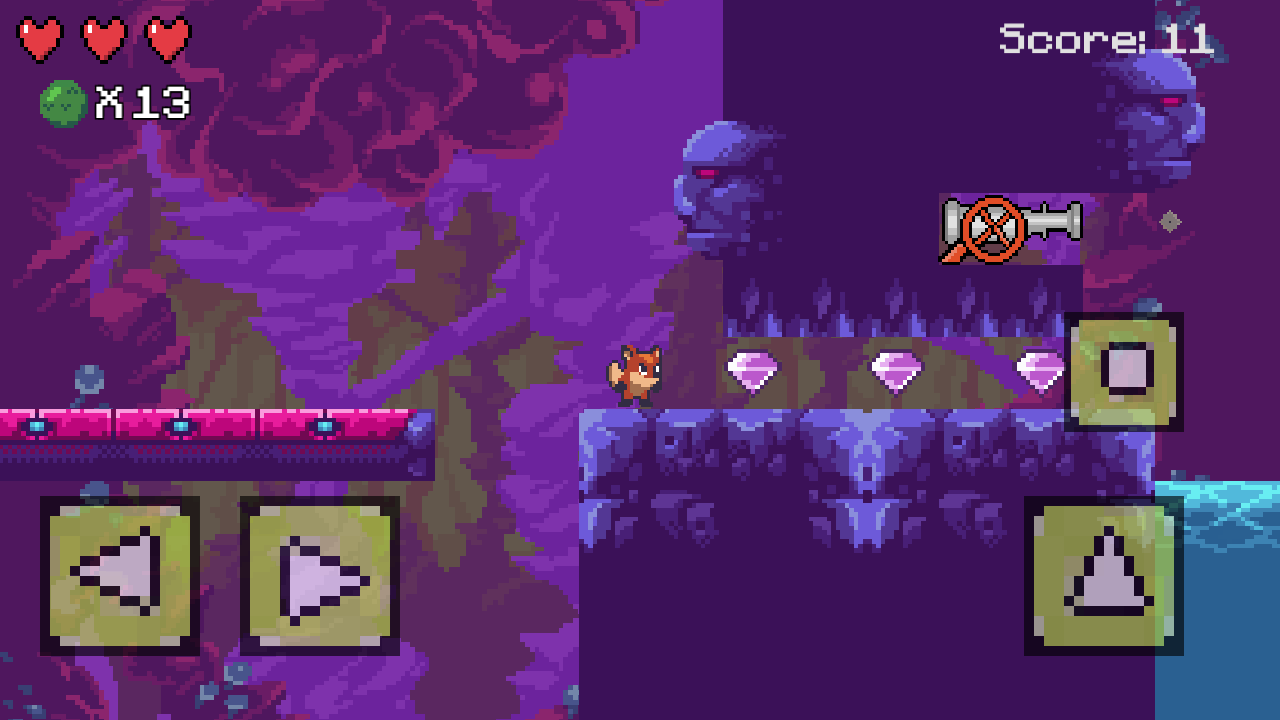 Fantasy Fox - 2D Pixel Platform, retro game - Aplicativo na Amazon Appstore