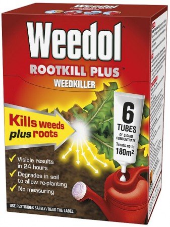 Weedol Rootkill Plus WeedKiller (6 Tubes of Liquid Concentrate ...