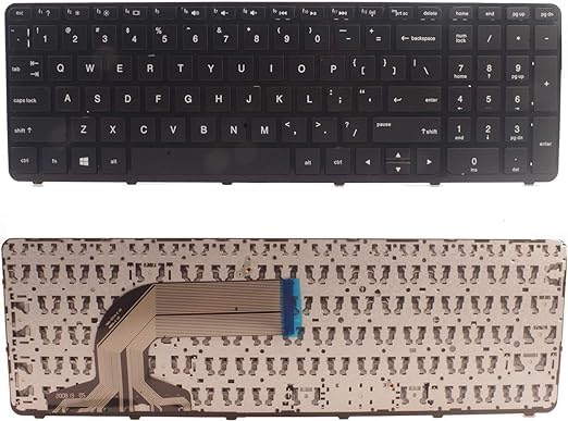 Laptop Keyboard Compatible for Hp Pavilion 15N 15G 15D 15E 15R H-p ...