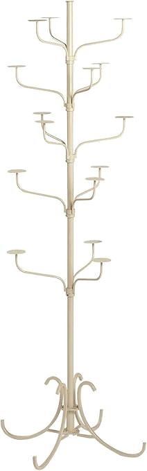 Amazon.com: SSWBasics Boutique Ivory 5-Tier Hat Rack Stand, 72" H ...