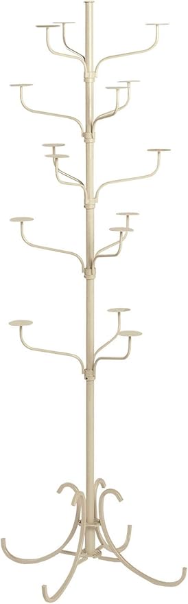 Amazon.com: SSWBasics Boutique Ivory 5-Tier Hat Rack Stand, 72" H ...