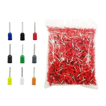 1000pcs/Pack Block-Cord Terminal Insulated-Ferrules End-Wire-Connector ...