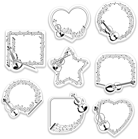 Amazon.com : 24 Pads Music Sticky Notes Music Themed Sticky Notes for ...