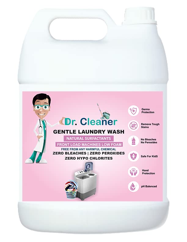 Dr.Cleaner 5liter Liquid Detergent Laundry Wash for TopLoad Machines ...