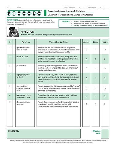 Parenting Interactions with Children: Checklist of Observations Linked ...