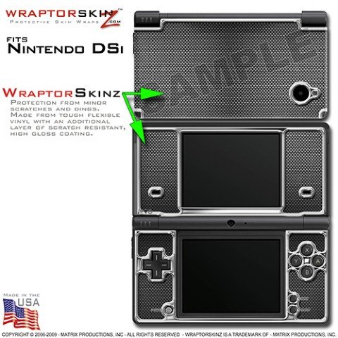 Amazon.com: Nintendo DSi Skin Carbon Fiber and Chrome WraptorSkinz ...
