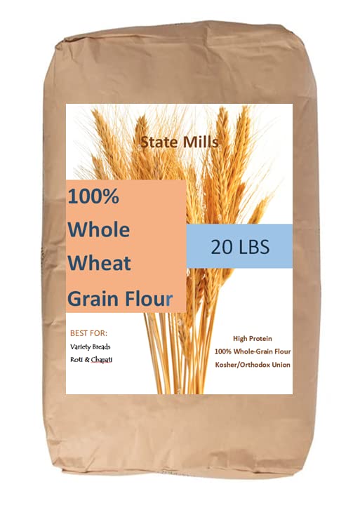 Amazon.com : Chakki Atta 100% Whole Wheat Flour 20 lbs bag - High ...