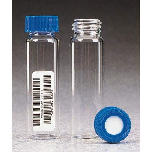 I-Chem 40mL Vial. Clear Boro with /.060 in. Septum (Case of 144 ...