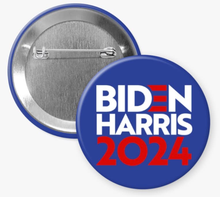 Biden Harris 2024 pins – Re-elect Joe Biden & Kamala Harris buttons – 4 ...