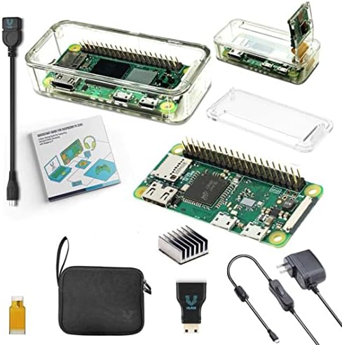 Amazon.com: Vilros Raspberry Pi Zero W H (with Header) Basic Starter ...