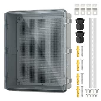 Joinfworld Outdoor Cable Box Enclosure 19.7x15.7x7.9 Waterproof ...