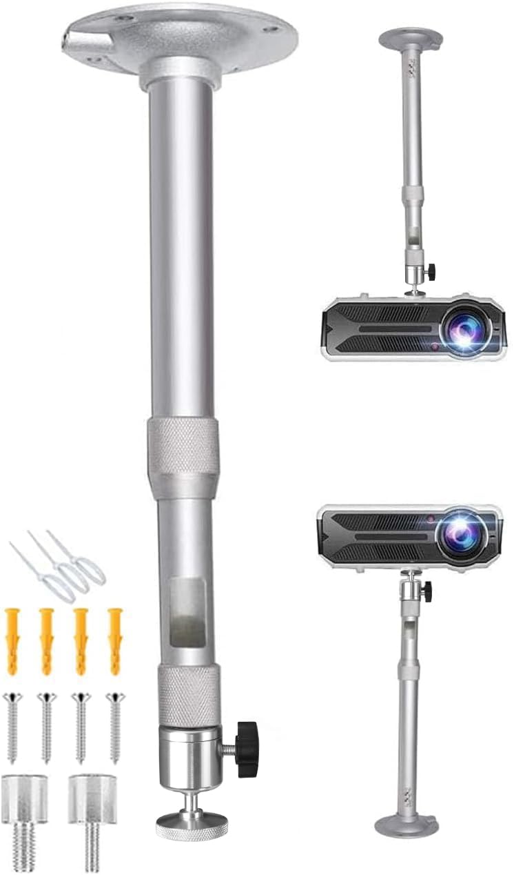Amazon.com: Upgraded, Universal Projector Ceiling Mount Projector Wall ...