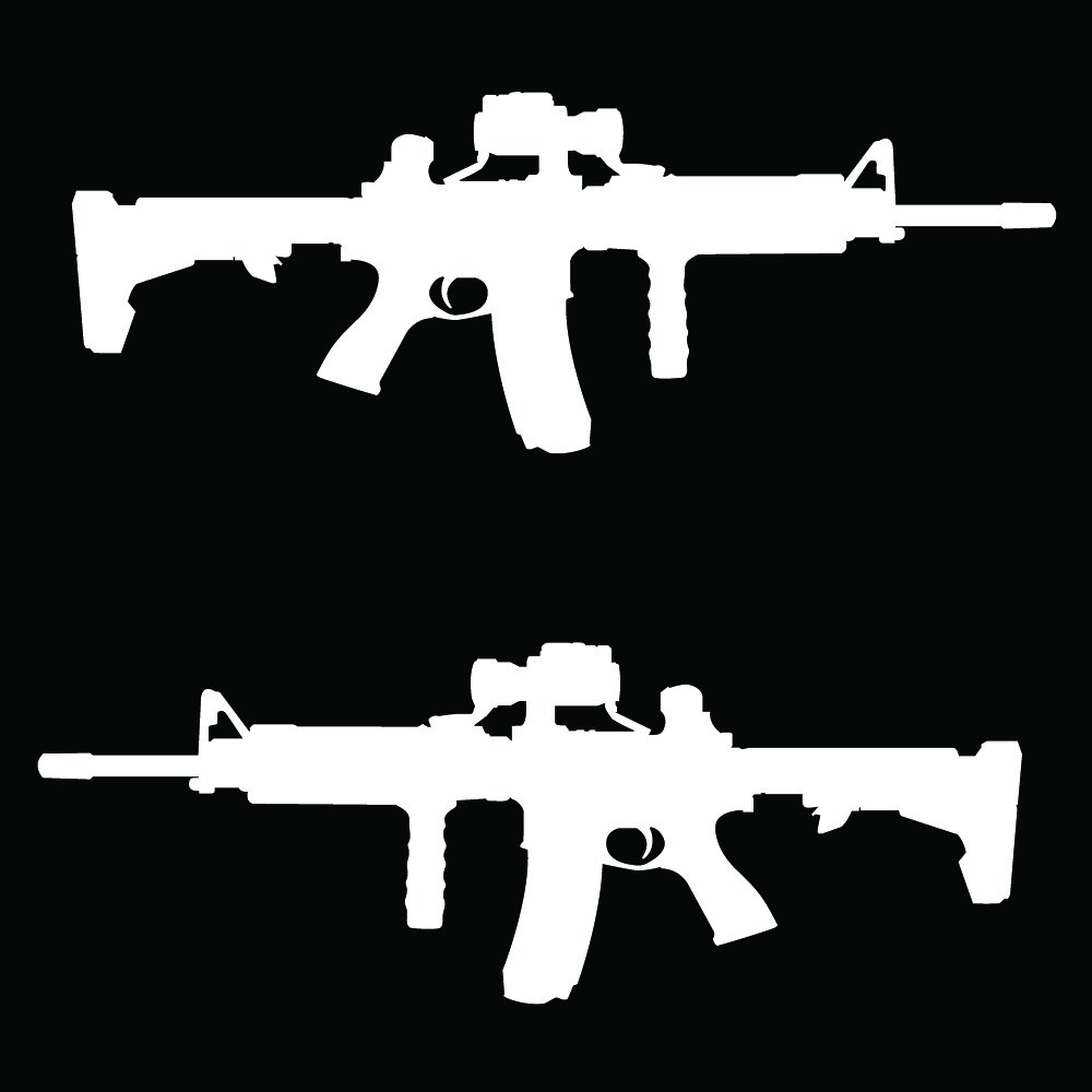 Buy Auto Vynamics - S-AR-15-8-GWHI - Gloss White Vinyl AR-15 Assault ...