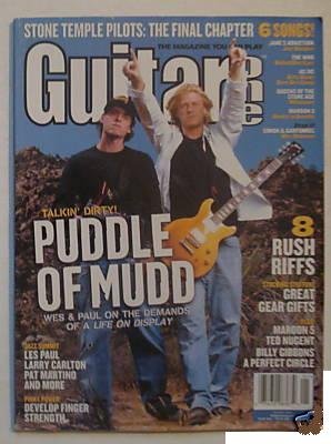 GUITAR ONE Magazine January 2004 PUDDLE OF MUDD cover: Troy Nelson ...
