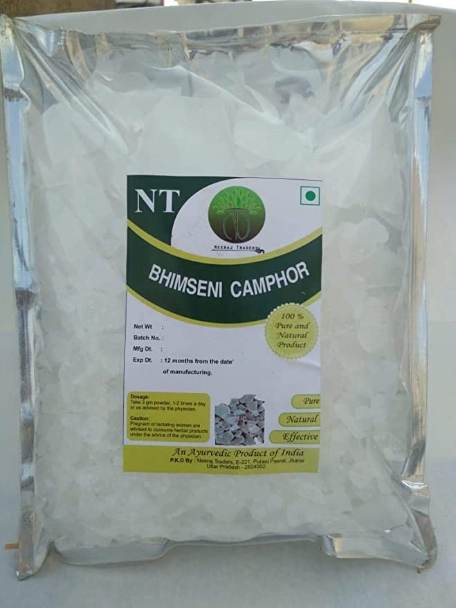 Amazon.com: ROSEVILLA Neeraj Traders Indian Bhimseni Camphor / Karpoor ...