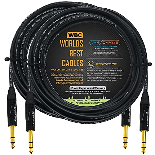 WORLDS BEST CABLES 2 Units – 6 Meter – Van Damme Tour Grade Classic XKE ...