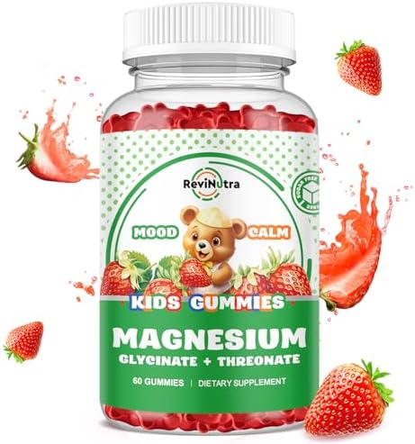 Amazon.com: Magnesium Gummies for Kids - Magnesium Glycinate, L ...