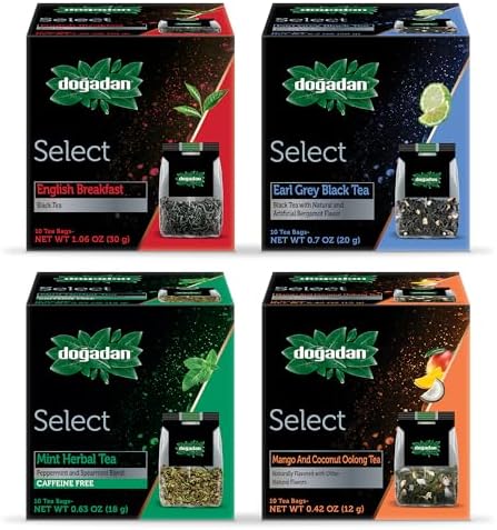 Amazon.com: Dogadan Select Tea Variety Pack: English Breakfast, Earl ...