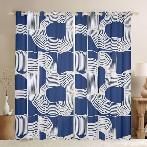 Amazon.com: Erosebridal Bohemian Geometric Window Treatments Drapes Mid ...